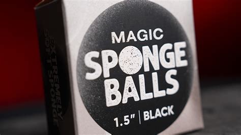 Magic Sponge Balls 50pk Black 15 By Murphys Magic 스타하트