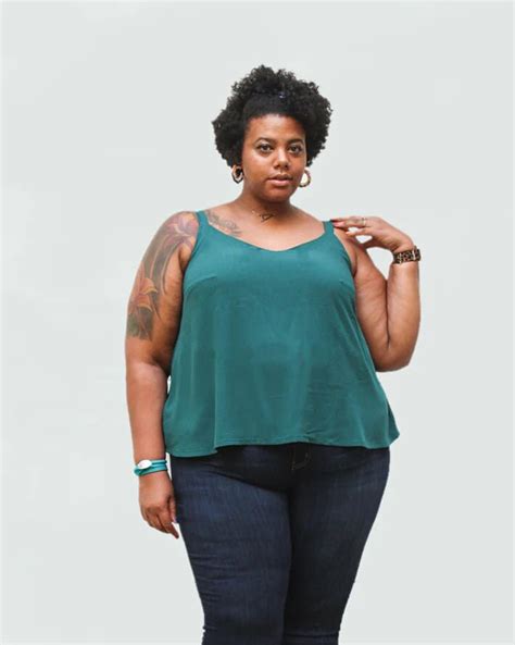 Ogden Cami Sewing Pattern Plus Sizes 14 30 True Bias Etsy