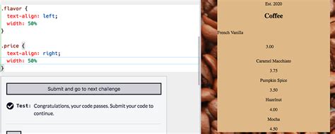 Step Cafe Menu Question HTML CSS The FreeCodeCamp Forum