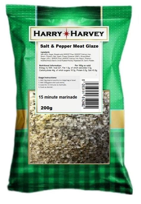 Salt And Pepper Meat Glaze In Uk Best Meat Marinade Harry Harvey