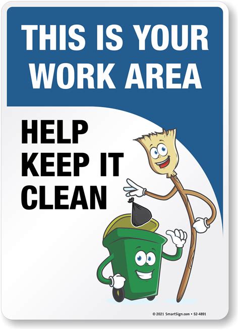 Keep Clean Signs
