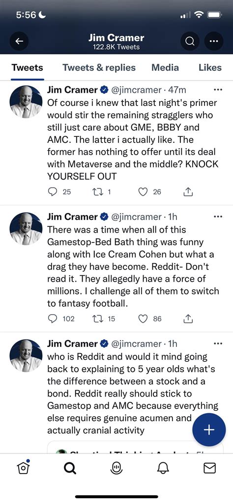 Bbby Rocket Confirmed Cramer Says “stick With Sticky Floor And Gme” And Forget Bbby Today Bbby