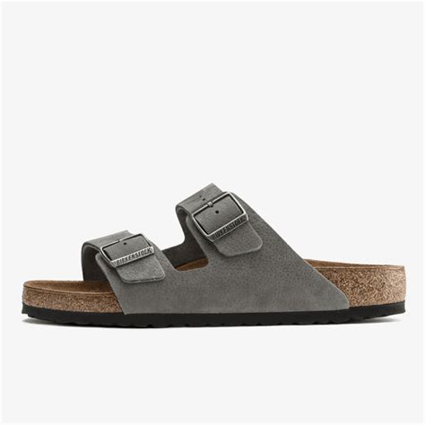 Birkenstock Natikače Arizona Lenb Desert Buck Whale Gray Buzz Sneakers