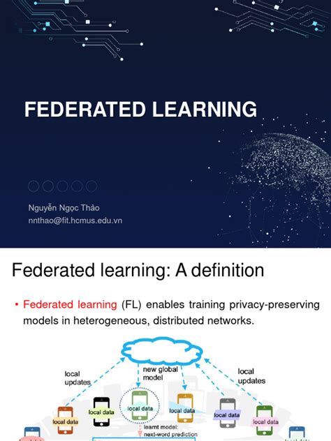 2024 Mth058 Lecture07 Federatedlearning Pdf Applied Mathematics Computer Science