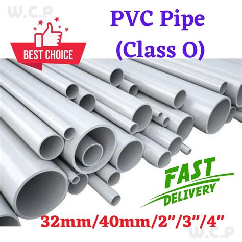 Pvc Pipe Pvc Water Pipe Class O 3 4 {non Sirim} Shopee Malaysia