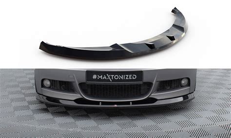 Bmw 1 Series M Pack E82 Front Splitter V2 Maxton Design Canada