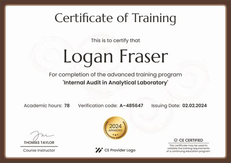 Continuing Education Ce Certificate Templates Free To Edit