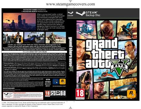 Steam Game Covers Grand Theft Auto V Box Art