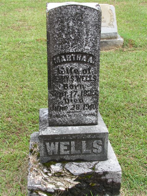 Martha Ann Souter Wells 1825 1910 Homenaje De Find A Grave