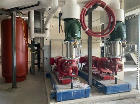 Hydronic System Centrifugal Pump Trim Inertia Bases