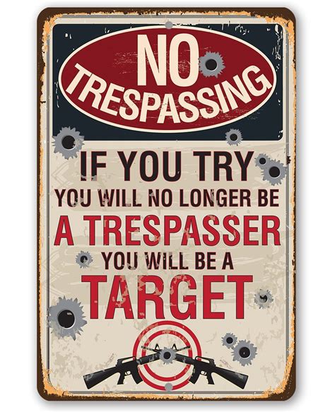Funny No Trespassing Signs