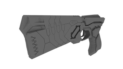 Psycho Pass Dominator High Quality 3d Model Animated Rigged Cgtrader