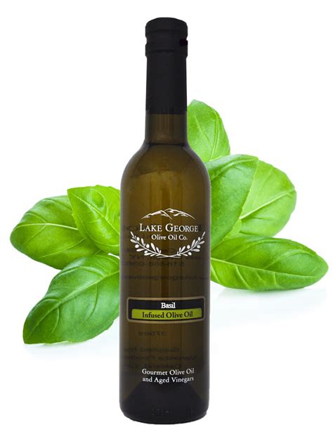 Basil Infused Olive Oil Lake George Olive Oil Co