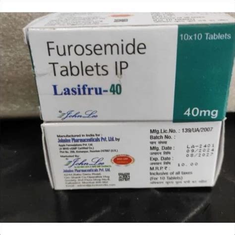 Furosemide Tablets 40 Mg At ₹ 12 Strip Lasix Tablet In Palakkad Id 2857300375673