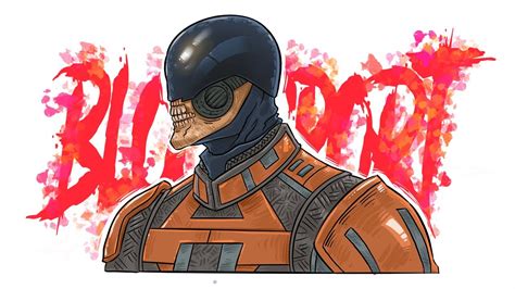 How To Draw Bloodsport Fortnite Youtube
