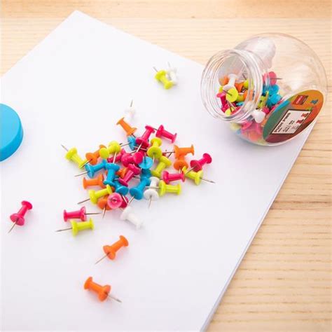 Punaise Deli Rio Push Pins 100 Pcs 23mm ستيلو المغرب