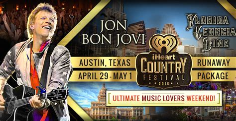 Jon Bon Jovi Offers Vip Fan Weekend In Austin Tx Best Classic Bands