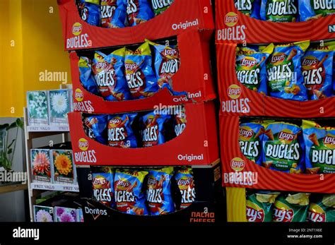 Copenhagendenmark27 February 2023 Lays Various Kind Of Chips And