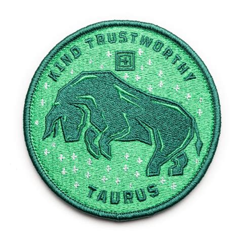 Taurus Zodiac Patch For Tactical Gear