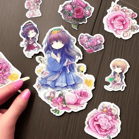 Chibi Gacha Club Sticker Met Schattige Personages · Creative Fabrica
