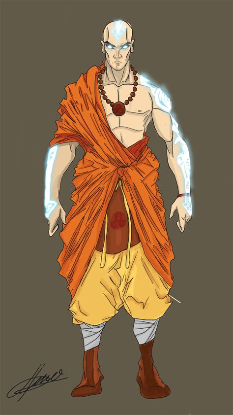 Adult Aang Redraw By Sketchydeez Character Design Character Sketches