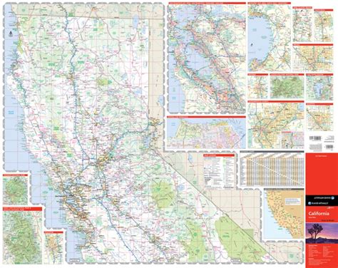 California State Highway Folded Map By Rand Mcnally Easy To Read