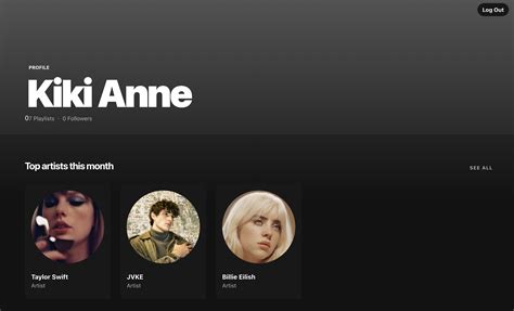 Github Randalab6spotify Profile App A Web App To Display Spotify