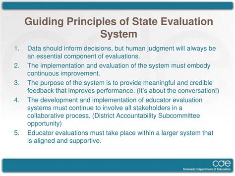 Ppt 2013 2014 Weld Re 4 School District Evaluation System Powerpoint