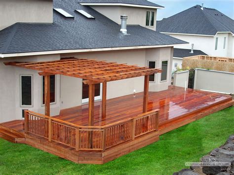 Cedar Pergola And Cedar Pergola Kits Ricks Custom Fencing And Decking