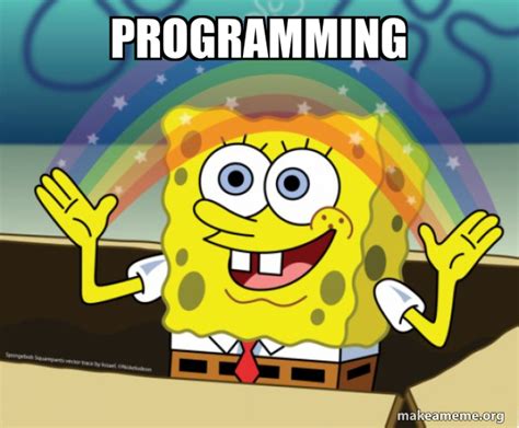 Programming Rainbow Spongebob Meme Generator
