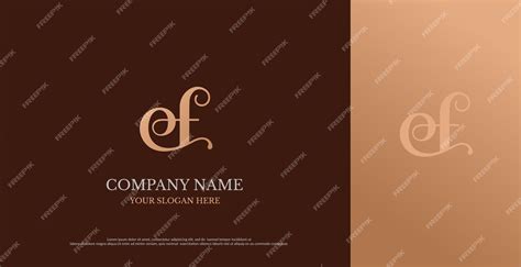 Premium Vector Initial Ef Logo Design Vector
