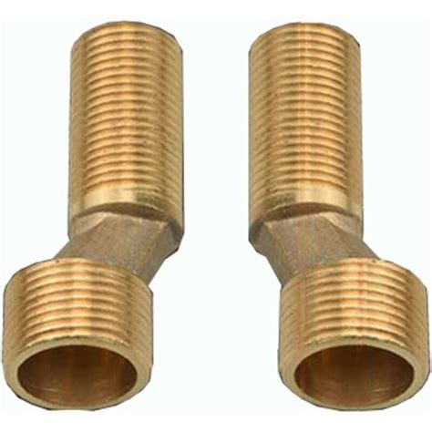 Offset Connection Tub Shower Faucet Brass Elbow Reducer Adjustable