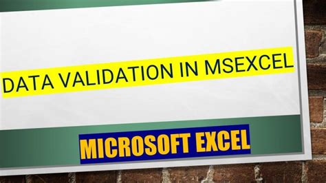 balaji sriramulu on linkedin data validation in msexcel