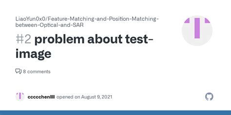 Problem About Test Image · Issue 2 · Liaoyun0x0feature Matching And Position Matching Between
