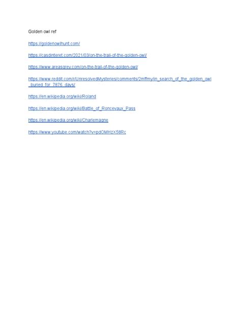 Golden Owl Ref Pdf Social Science History