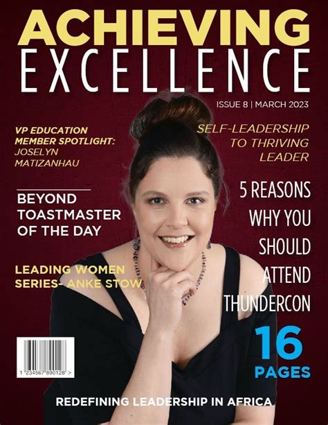 Leya Musunga On Linkedin Toastmasters Achievingexcellencemagazine