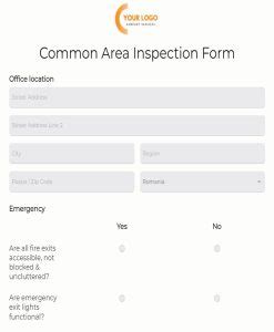 Home Inspection Form Template 123formbuilder