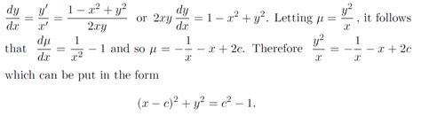 How Can I Solve This Differential Equation By Substitution