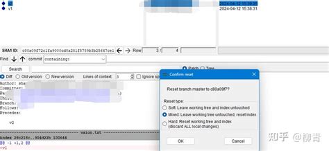 Git恢复之前版本的两种方法reset、revert，通俗的理解与用法 知乎