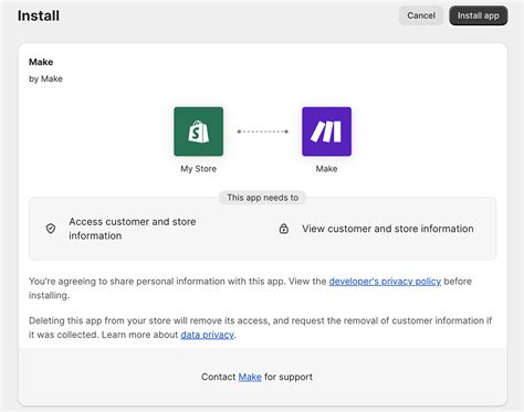 How To Initiate Shopify Oauth Flow Using Make Api Questions Make