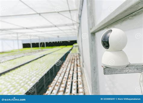 Closeup Digital Camera Agriculture Farm Indoor Cctv Monitor And Web Cam