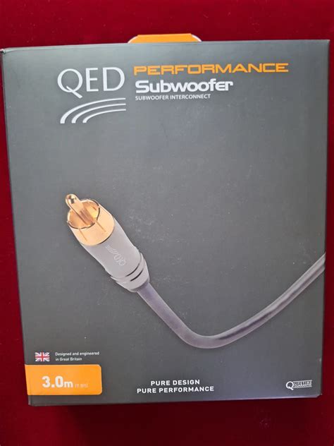 Qed Performance Subwoofer 179 Ron Focsani Audioweb