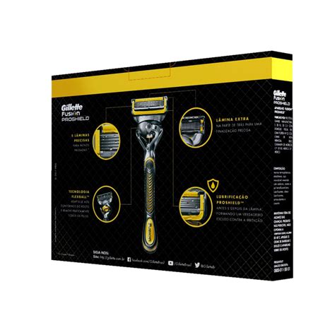 Kit Aparelho Gillette Fusion Proshield Case Para Aparelho Procter