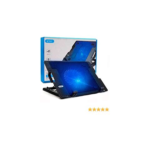 Suporte Notebook Ate 17 Com Cooler Knup Kp 9012 Led Azul Shopee Brasil