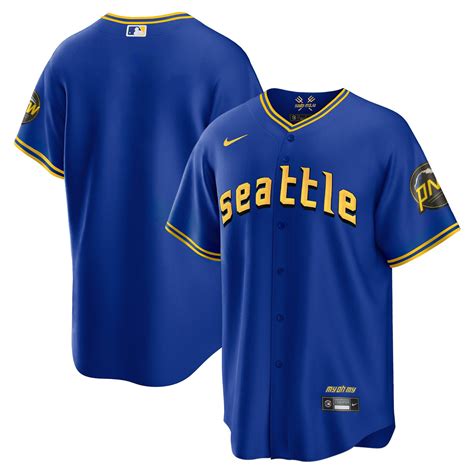 Mens Seattle Mariners 2023 City Connect Edition Cool Base Jersey All
