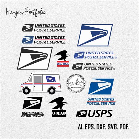 U S Mail Vector Logo Svg Design Masterbundles