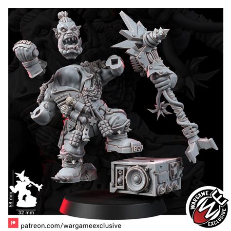3d Printable Ork New Boomas By Wargame Exclusive