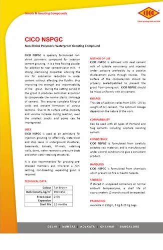 Grouting Compound For Industrial At ₹ 120kg In Chennai Id 20388433388