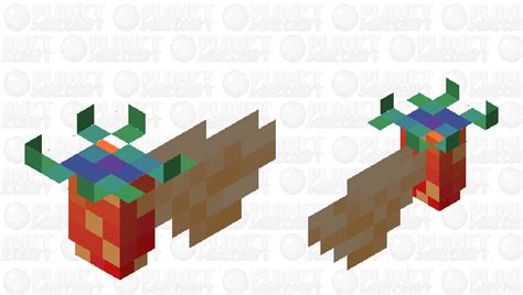 Celeste Winged Strawberry For Indie Jam Minecraft Mob Skin