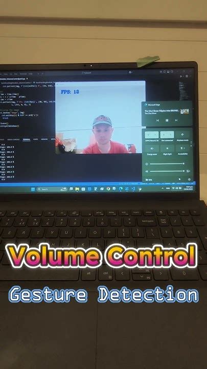 Gesture Detection Volume Control Opencvpython Youtube